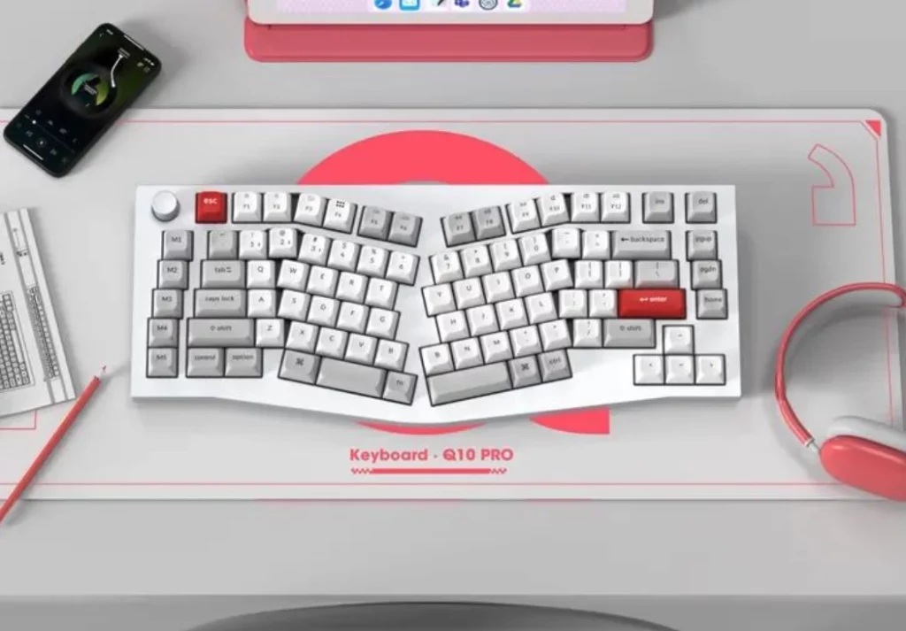 Keychron Q10 Pro mechanical keyboard launched with metal body, Alice-style configuration ...