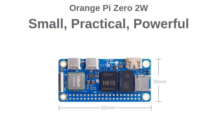 Orange Pi Zero 2W Launched: A Raspberry Pi Zero 2W Alternative with up to 4GB RAM