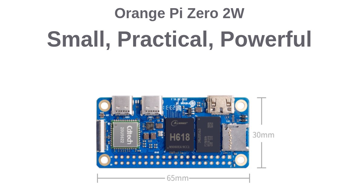 Orange Pi Zero 2W Launched: A Raspberry Pi Zero 2W Alternative with up to 4GB RAM