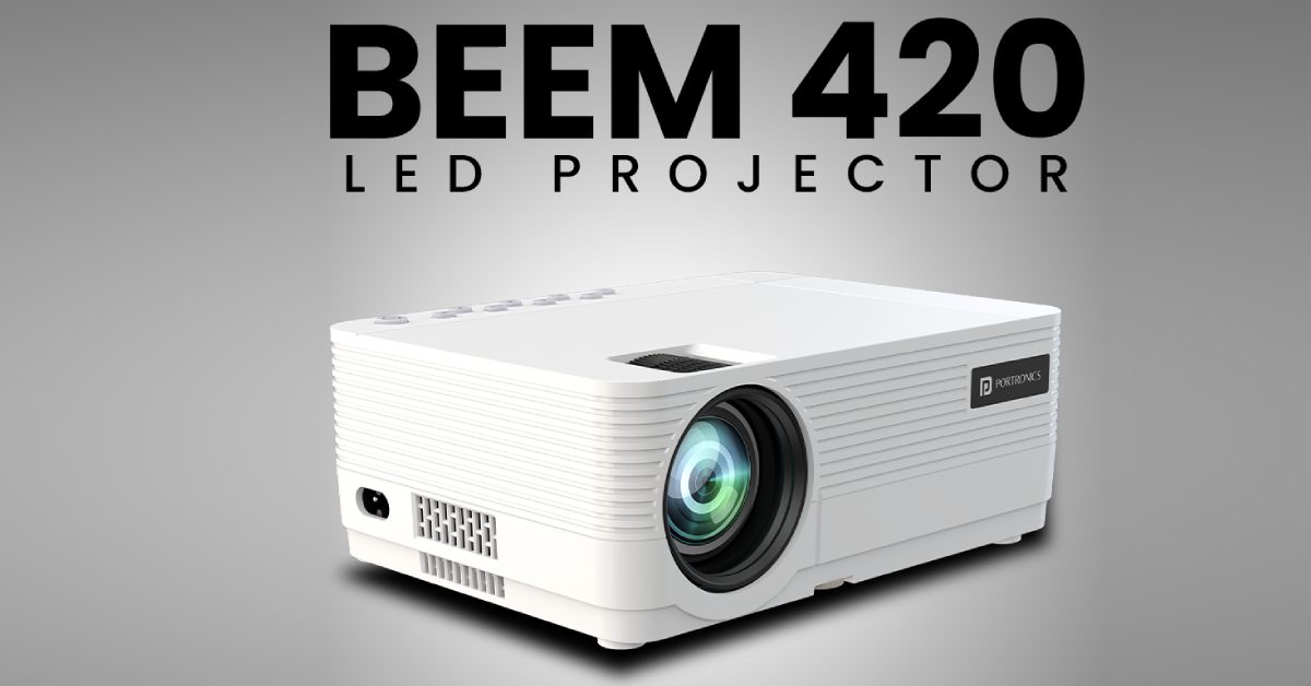 Portronics launches Beem 420, a 1080p multimedia projector