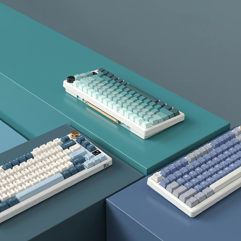 RK S75 mechanical keyboard with LED display, premium knob launched for ...