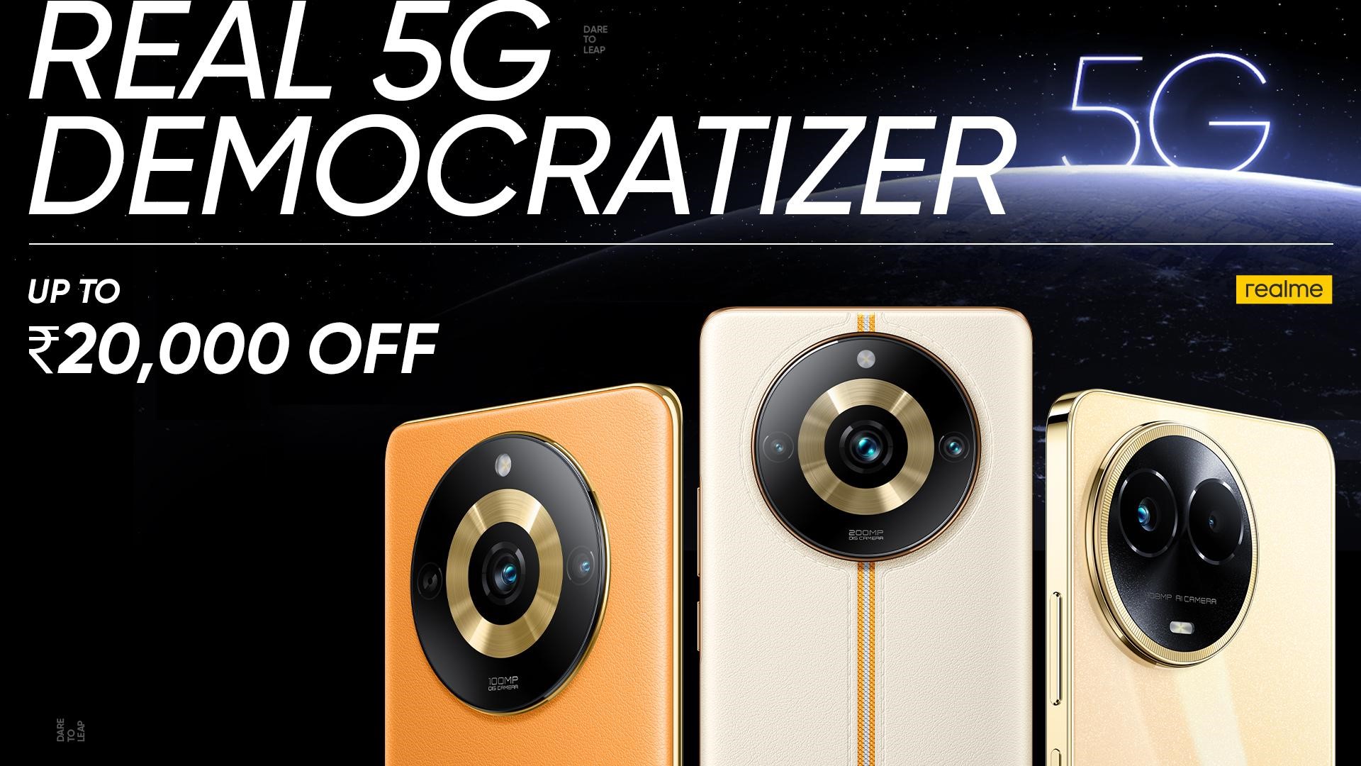 Realme 5G Sale is live with attractive offers on all 5G Realme ...