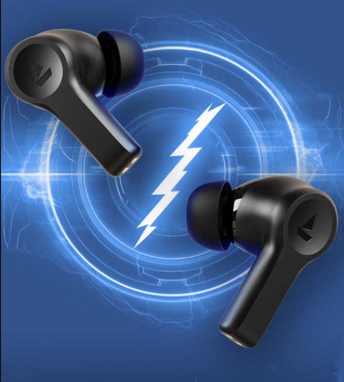 boAt Airdopes Flex 454 ANC with 32dB noise canceling, Ambient mode ...