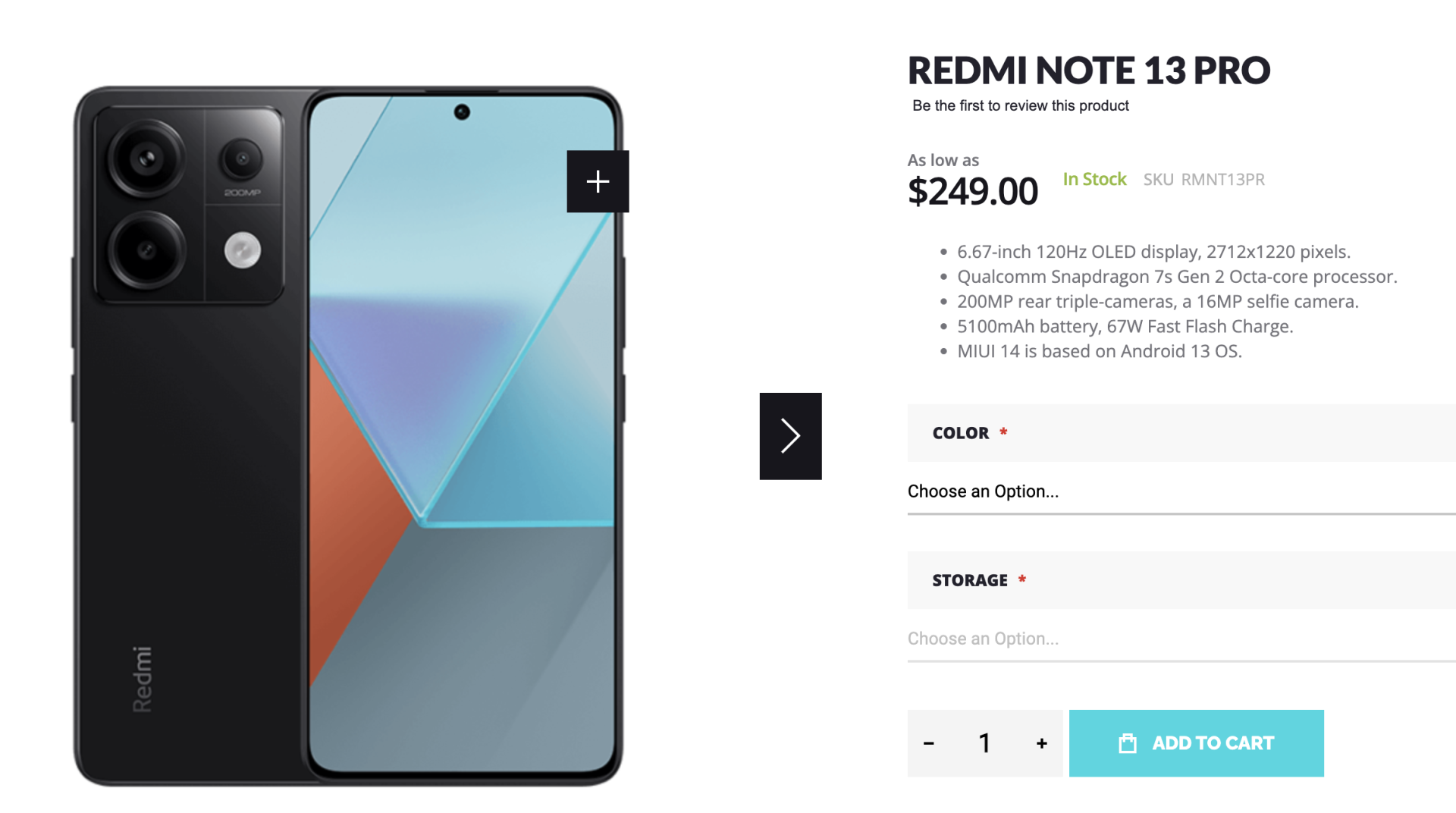 Redmi Note 13 Pro is available on Giztop - Gizmochina