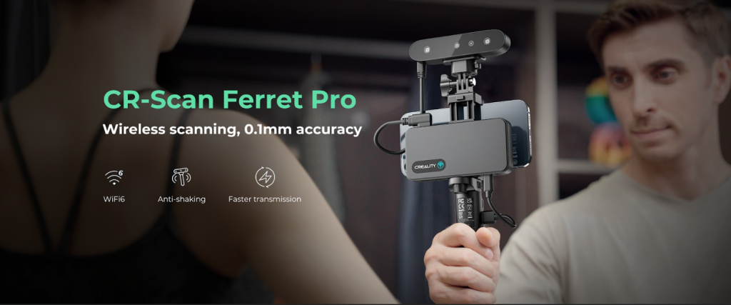 Get CR-Scan Ferret Pro 3D Scanner at an enticing Super Early Bird ...