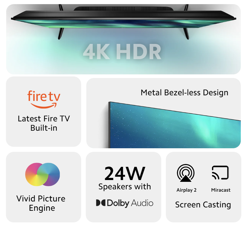 Redmi Smart Fire TV 4K on sale in India starting at ₹24,999 - Gizmochina