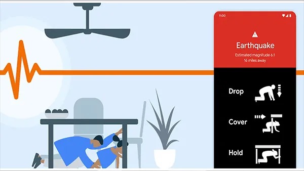 Google brings Earthquake Alert System Support for Android in India - Gizmochina