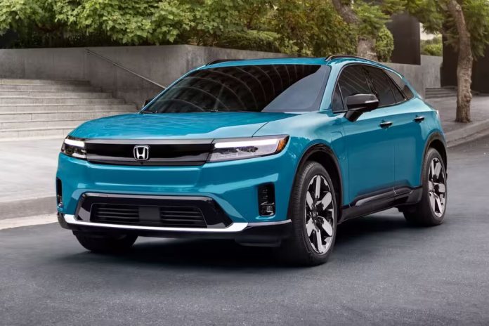 Honda Prologue electric SUV with a range of 300 miles and dual-motor ...