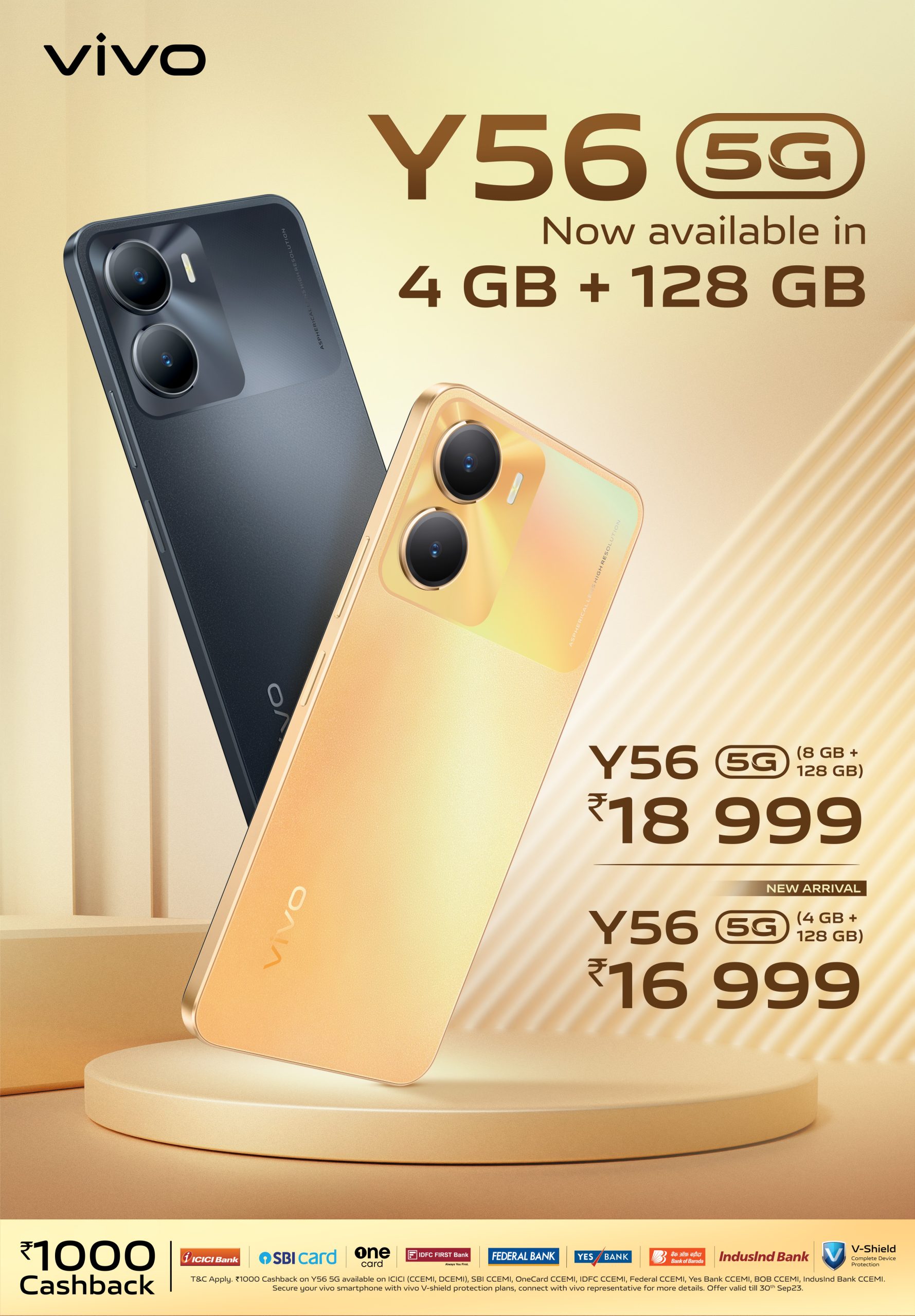 Vivo Y56 5G’s new variant debuts for Rs 16,999 (~$204), read ...