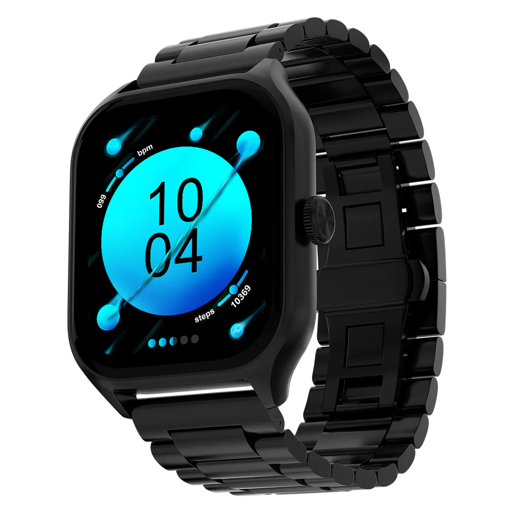 Fire-Boltt Solaris smartwatch with 1.74" AMOLED display, stainless ...