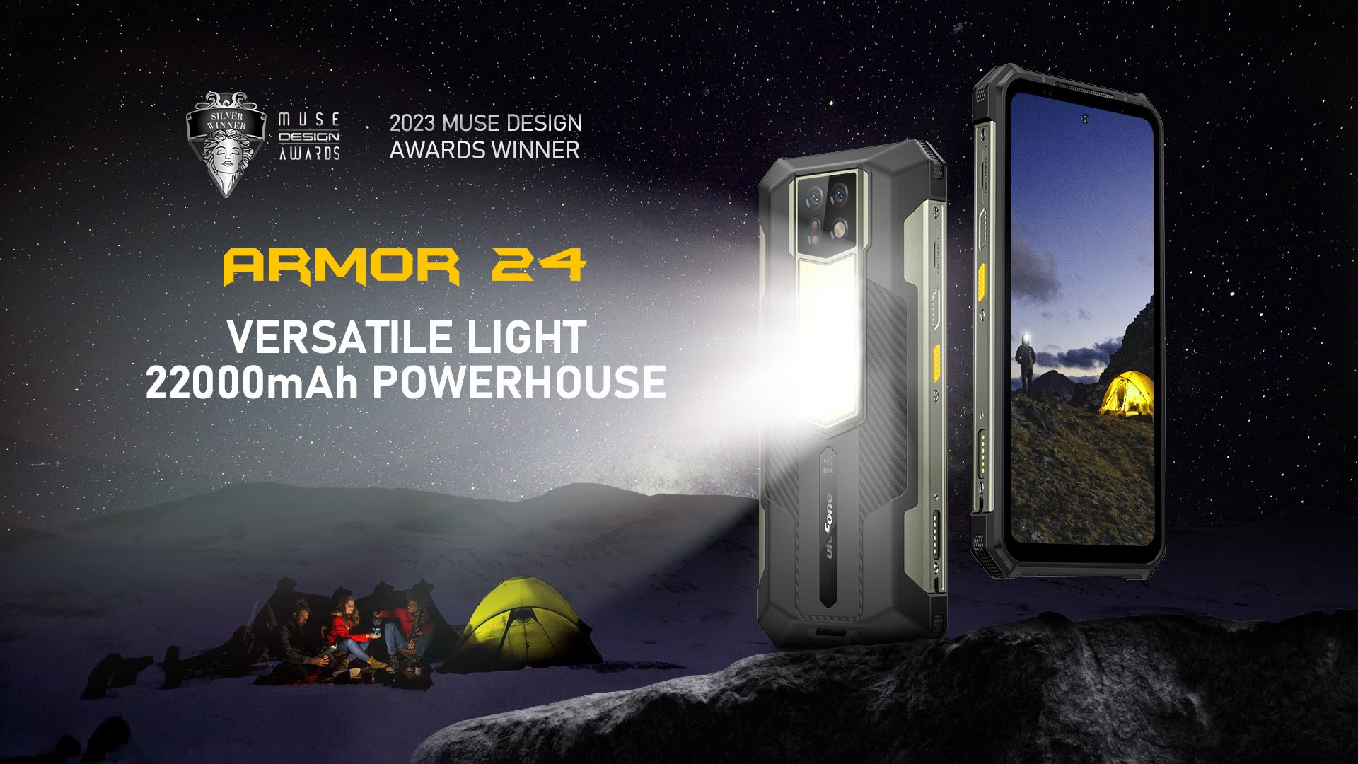 Ulefone Armor 24 rugged smartphone with a 22,000mAh battery and ...