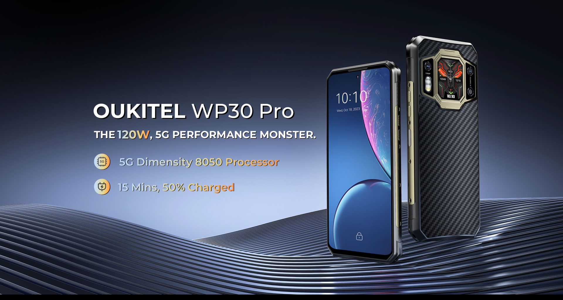 OUKITEL to Unveil 120W, 5G WP30 Pro Flagship Rugged Phone and 12" Stylish OT5 Tablet on 11.11. ...
