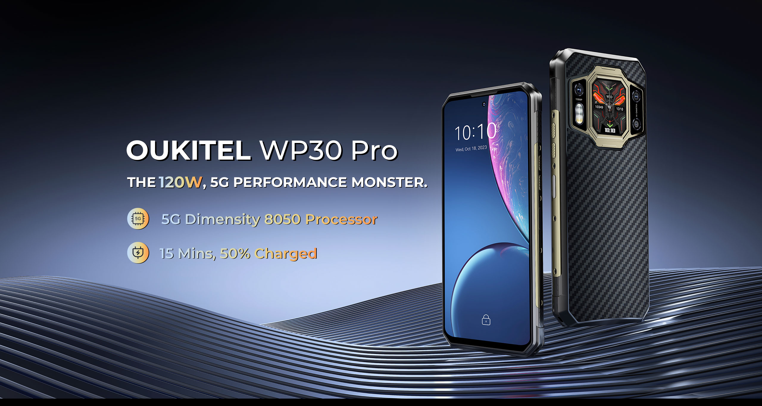 OUKITEL to Unveil 120W, 5G WP30 Pro Flagship Rugged Phone and 12" Stylish OT5 Tablet on 11.11. ...
