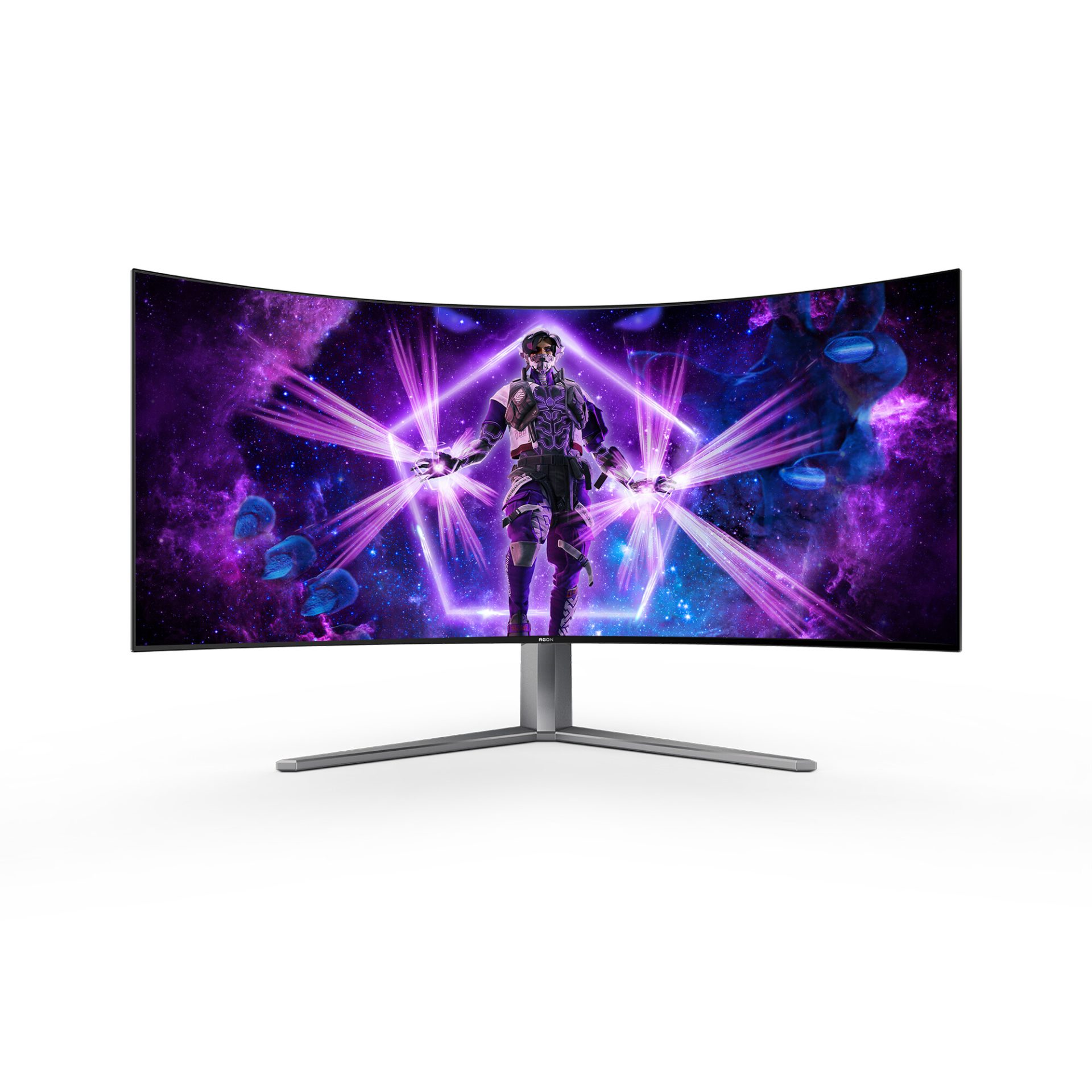 AOC AG456UCZD 45" curved OLED gaming monitor with 240 Hz refresh rate ...