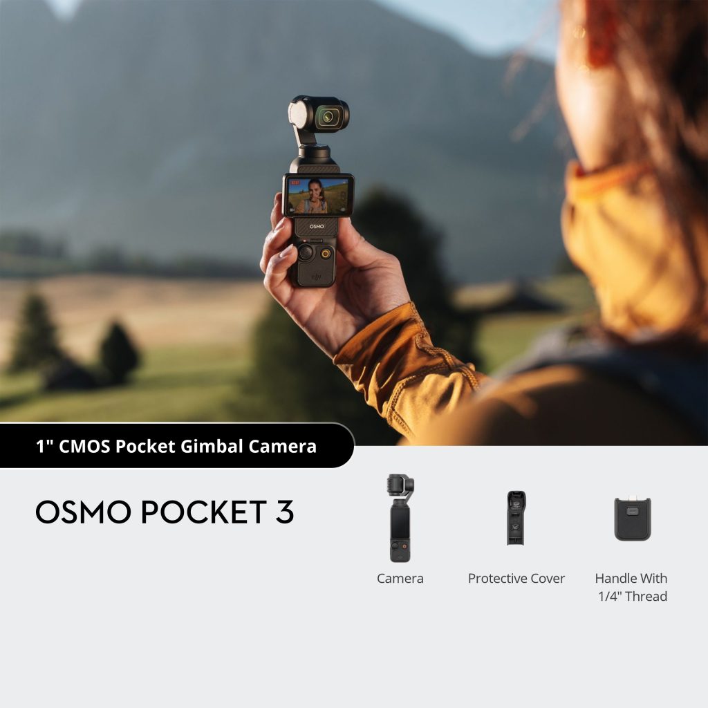 DJI Osmo Pocket 3 launched with 1" CMOS sensor & 4K/120FPS Video support - Gizmochina