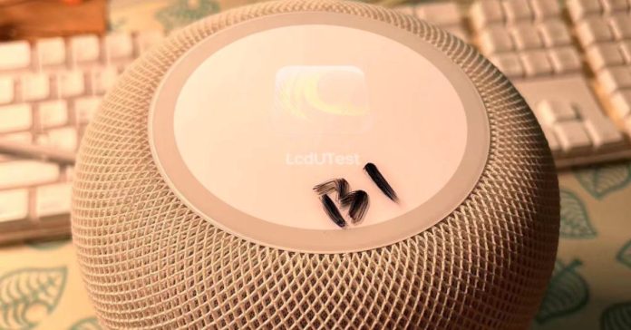 First real-life images of Apple HomePod with LCD screen emerge - Gizmochina
