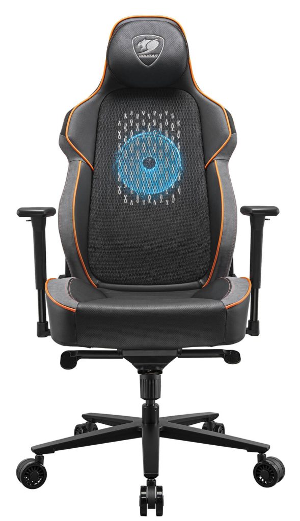 Cougar introduces NxSys Aero gaming chair with a 200mm RGB fan for cool ...