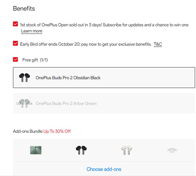 OnePlus Open Discounts For the US and European Markets - Gizmochina