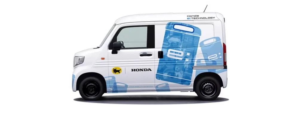 Honda MEV-Van electric delivery van concept with removable batteries ...
