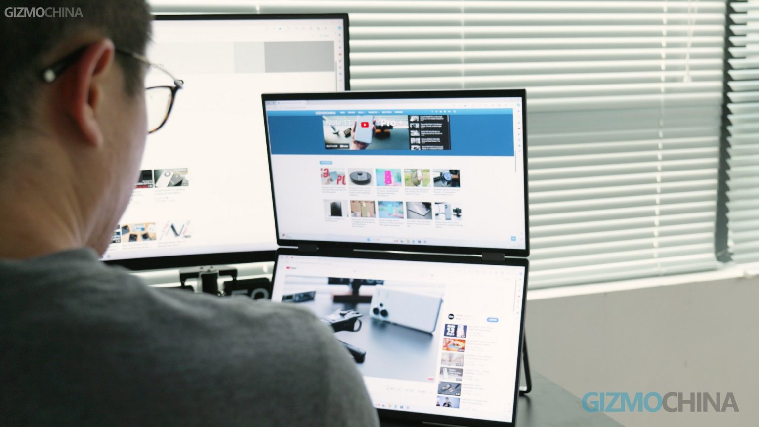 InnoView Folding Portable Dual Monitor Review: 3 Displays Extender ...