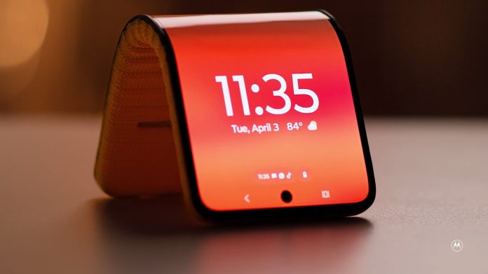 Motorola unveils a flexible smartphone concept that can wrap around ...