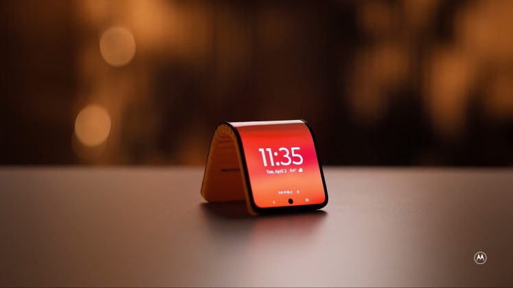 Motorola unveils a flexible smartphone concept that can wrap around ...