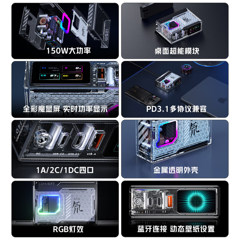 Nubia Red Magic 150W GaN desktop charging kit up for pre-sale at $199 ...