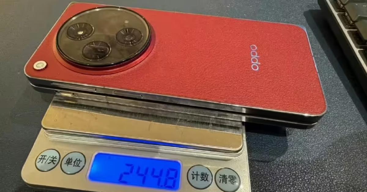 Oppo Find N3 appears in real-life photos, revealing new color, weight ...