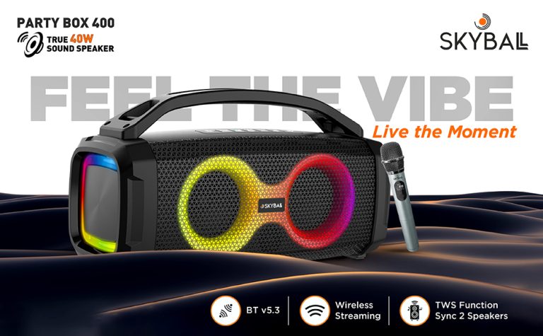Skyball Party Box 400 speakers launched in India with 40W sound output ...