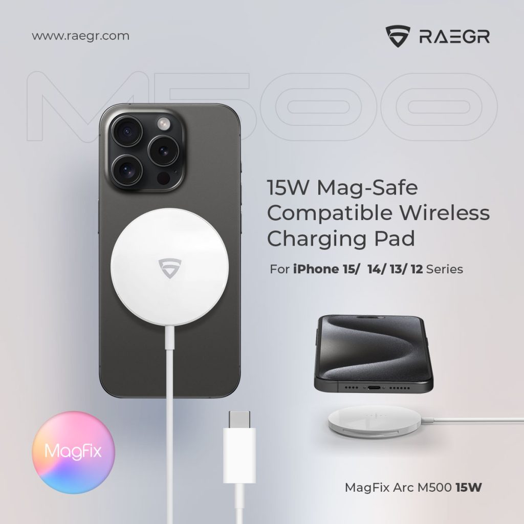 Raegr MagFix Arc M500, a 15W MagSafe compatible charger for iPhones ...