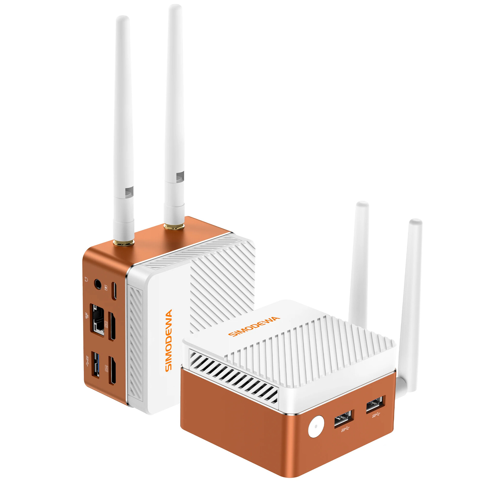 SZBOX S100 mini-PC with removable WiFi antenna is small enough to fit ...