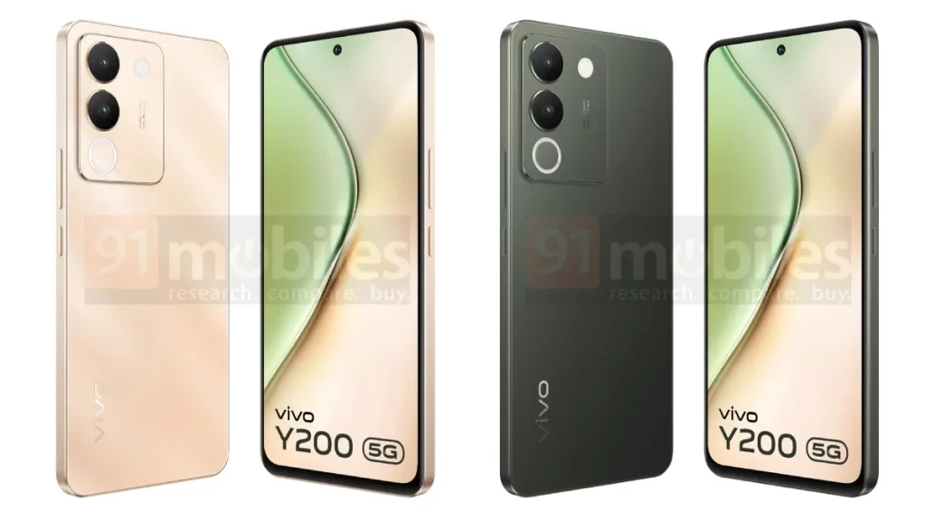 Vivo Y200 5G HD renders & color options leaked ahead of Indian launch ...