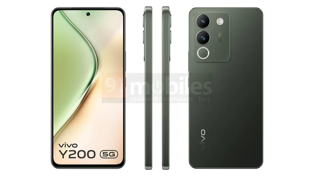 Vivo Y200 5G HD renders & color options leaked ahead of Indian launch - Gizmochina