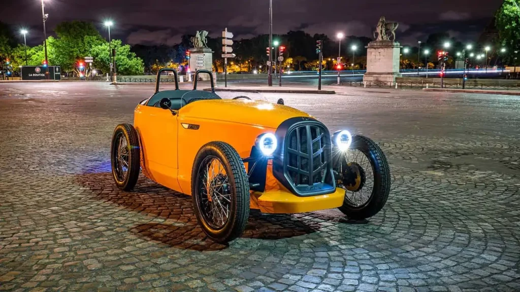 Patak Rodster electric Microcar with a sleek, retro-inspired design ...