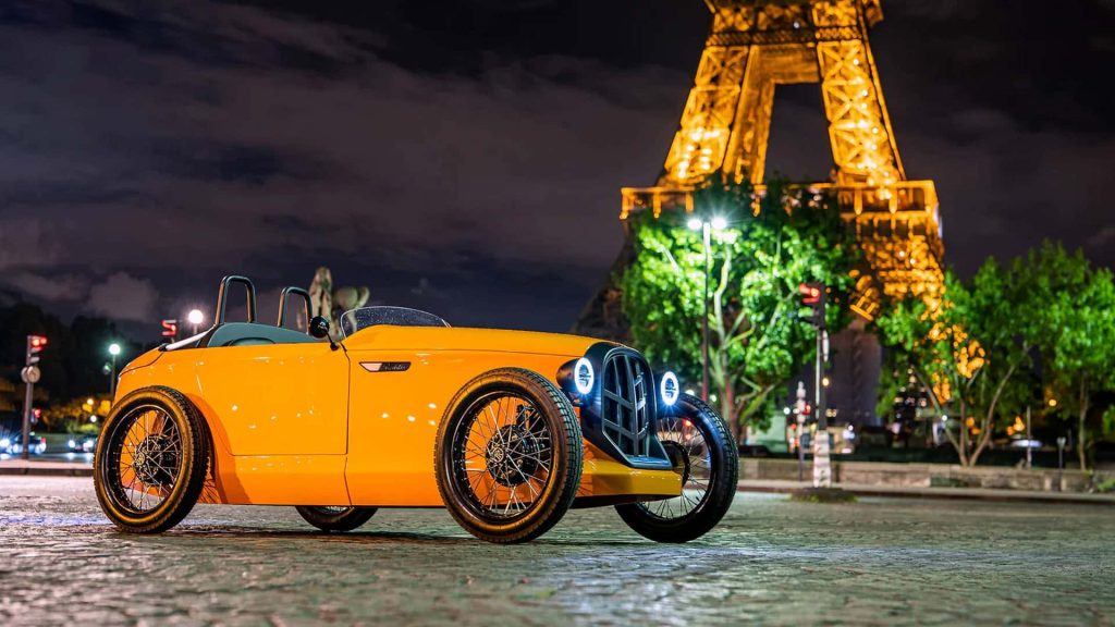 Patak Rodster electric Microcar with a sleek, retro-inspired design ...