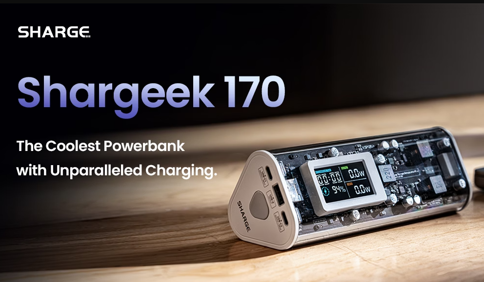 Sharge launches the Shargeek 170 Power Bank with a transparent design ...
