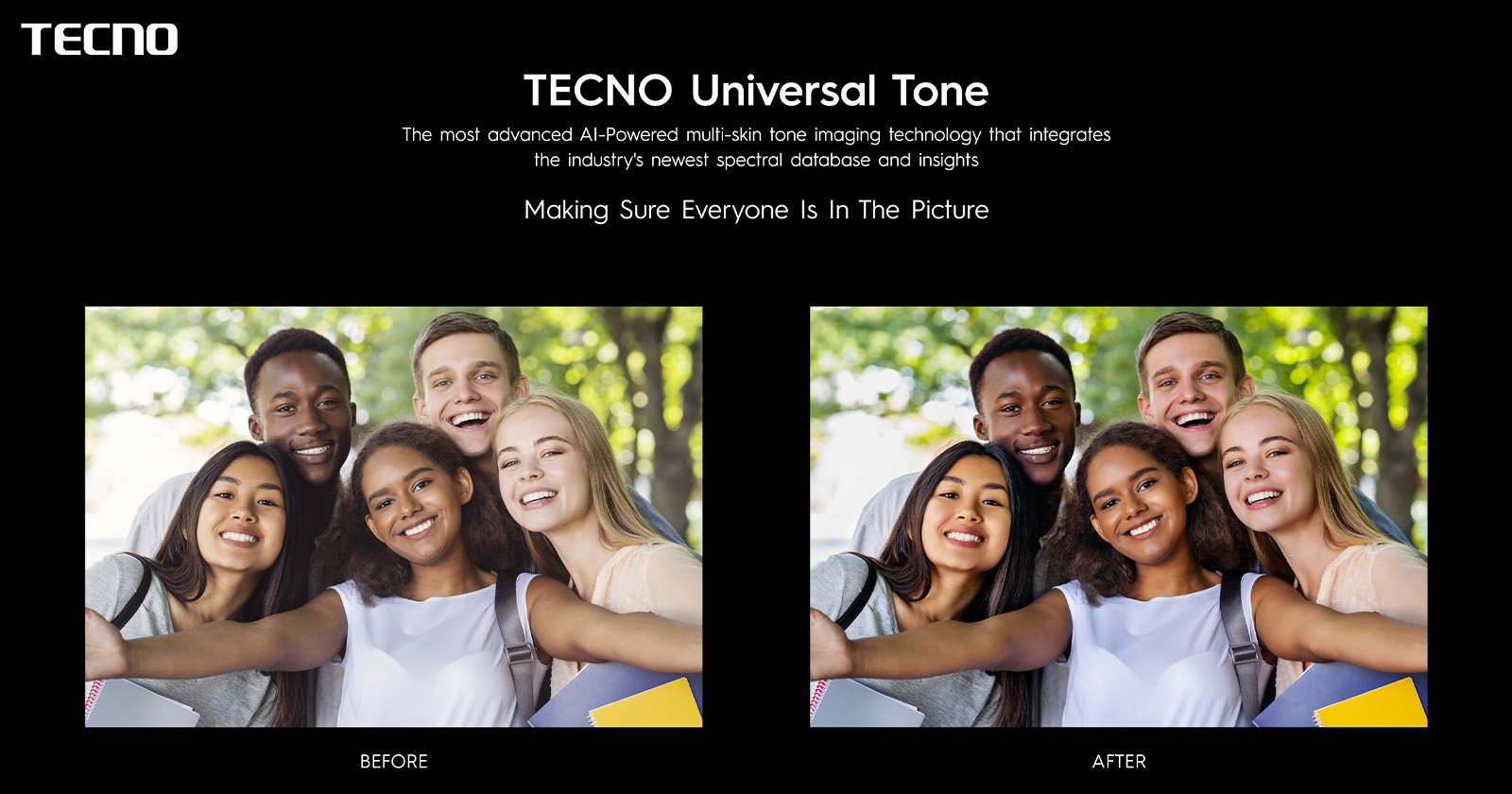 Tecno Unveils 'Universal Tone' – A Multi-Skin Tone Imaging Technology ...