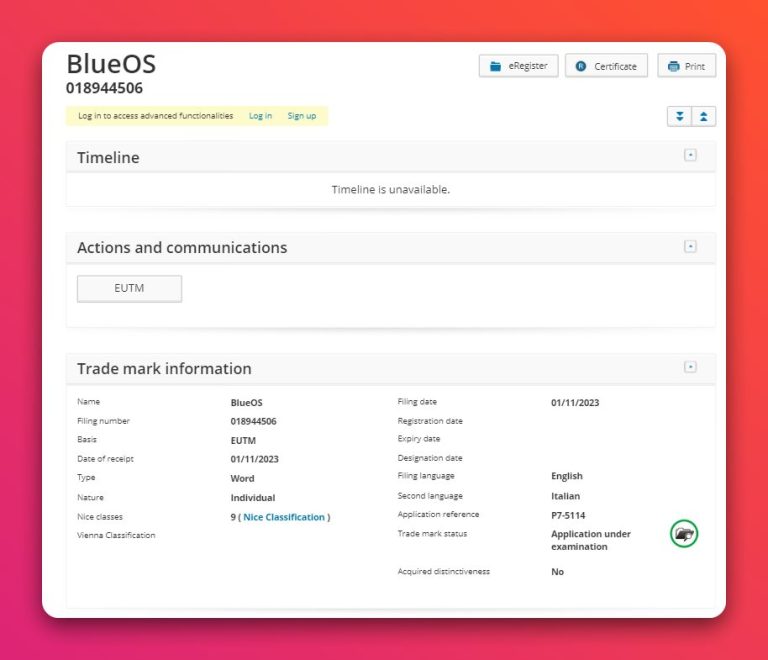 Vivo's BlueOS and BlueLM trademarks are listed on EUIPO - Gizmochina
