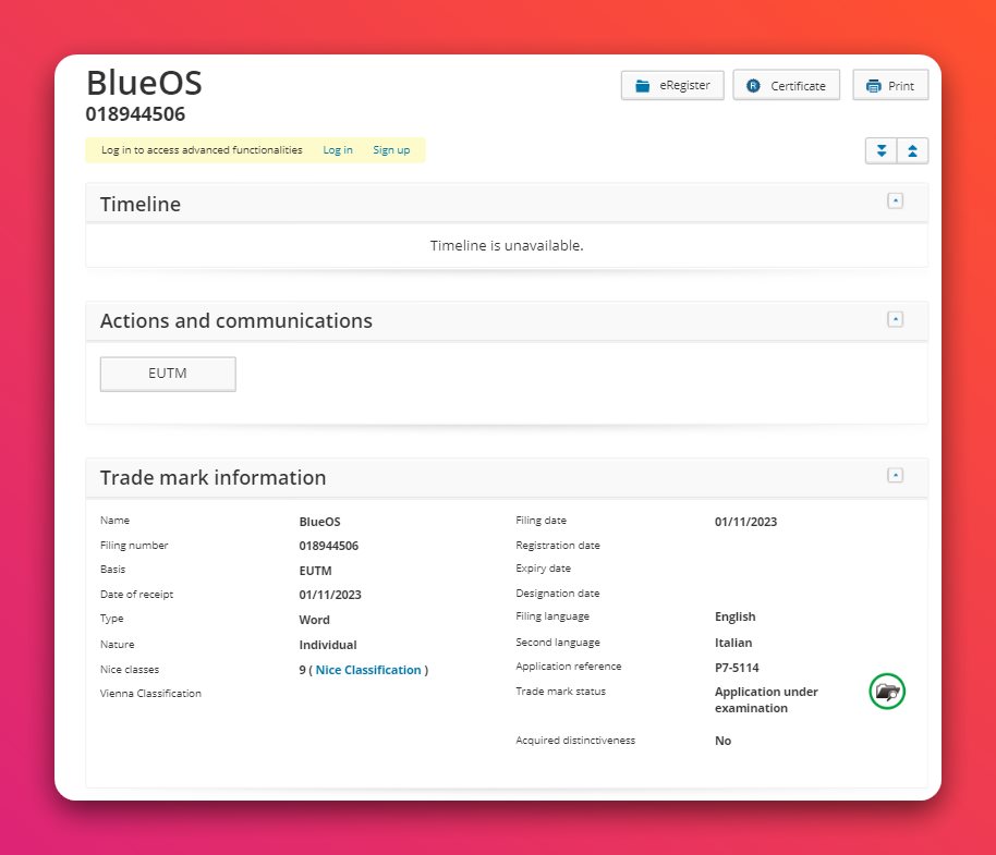 Vivo's BlueOS and BlueLM trademarks are listed on EUIPO - Gizmochina
