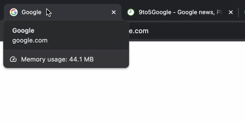 Google Chrome will Now Let Users Easily See How Much RAM are Tabs Consuming - Gizmochina