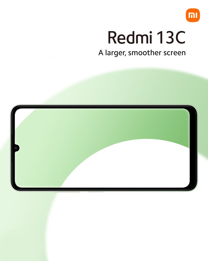 Redmi 13C officially teased revealing four color options and a notched ...