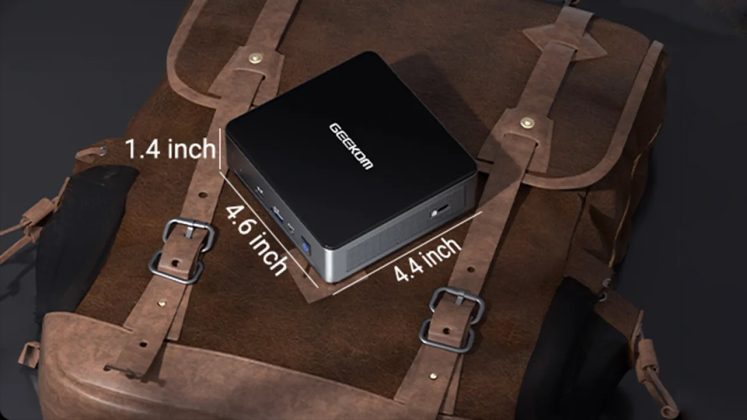 GEEKOM Mini Air12 mini PC with a sleek design, Intel N100 CPU, and 16GB ...