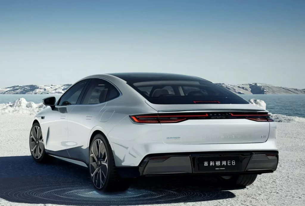 Geely Galaxy E8 electric sedan with up to 665km range and tons of features unveiled - Gizmochina