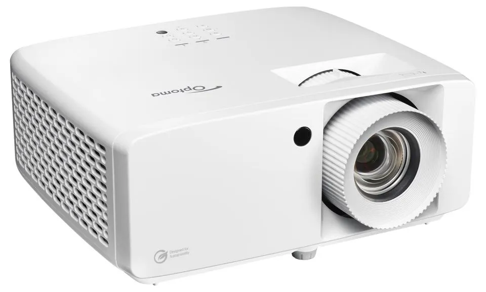Optoma UHZ66 ultra-bright 4K laser projector for home entertainment and ...