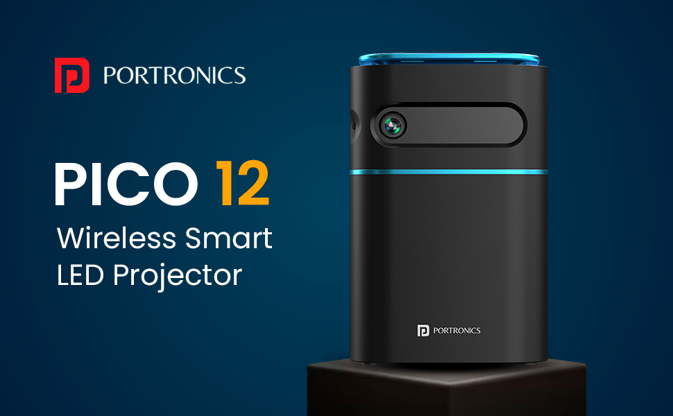 Portronics Pico 12 Portable Projector With 4K Support Launched In India ...
