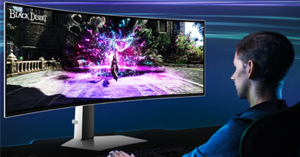 Samsung launches new 49-inch curved OLED monitor in China - Gizmochina