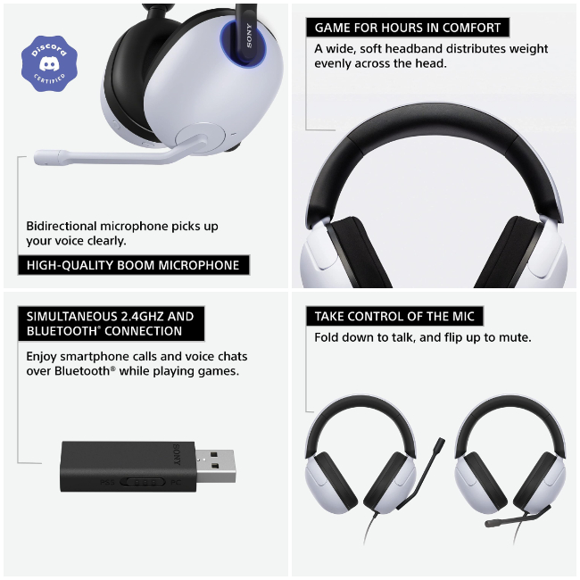 Sony INZONE H5 Gaming Headset with 360 spatial sound launched in India ...