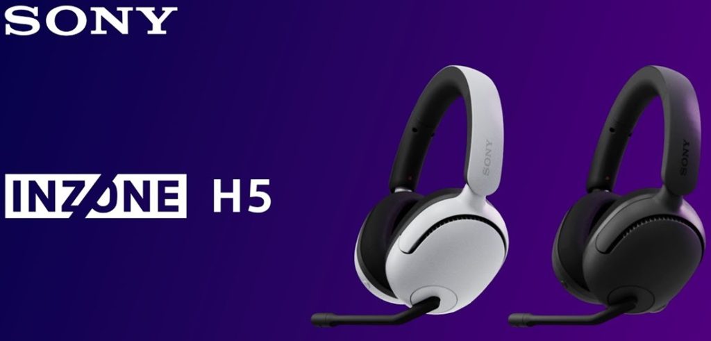 Sony INZONE H5 Gaming Headset with 360 spatial sound launched in India ...
