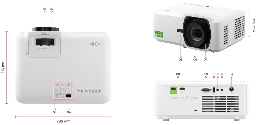 Viewsonic unveils the LX700-4K projector that can be paired with an ...