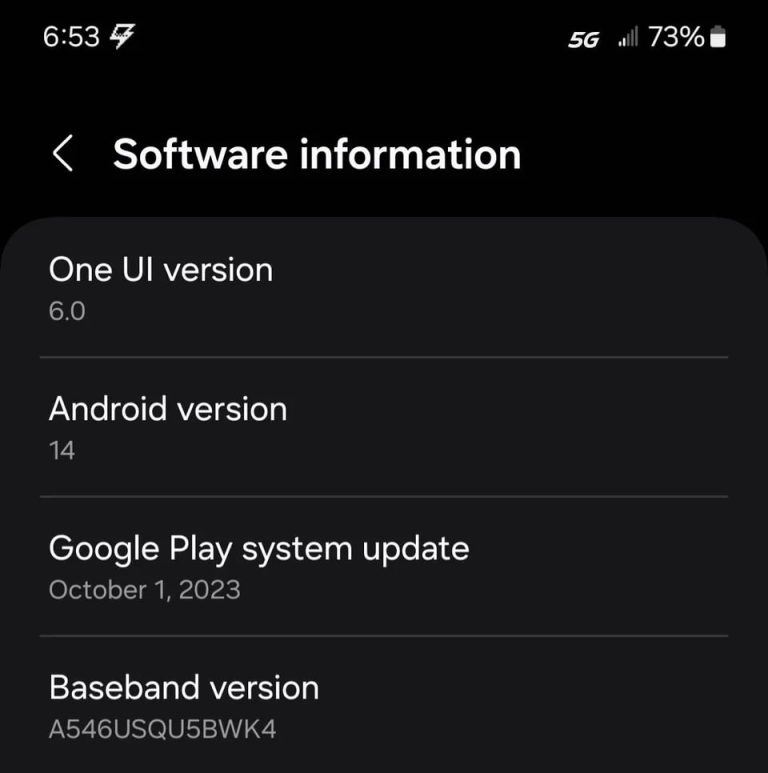 Samsung Galaxy A54 starts receiving Android 14-based One UI 6.0 Update in the US - Gizmochina